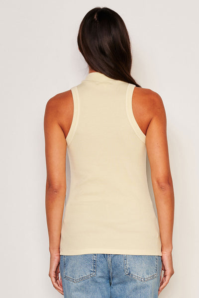 Sundry Mock Neck Tank in Yellow Fade | Bailey/44