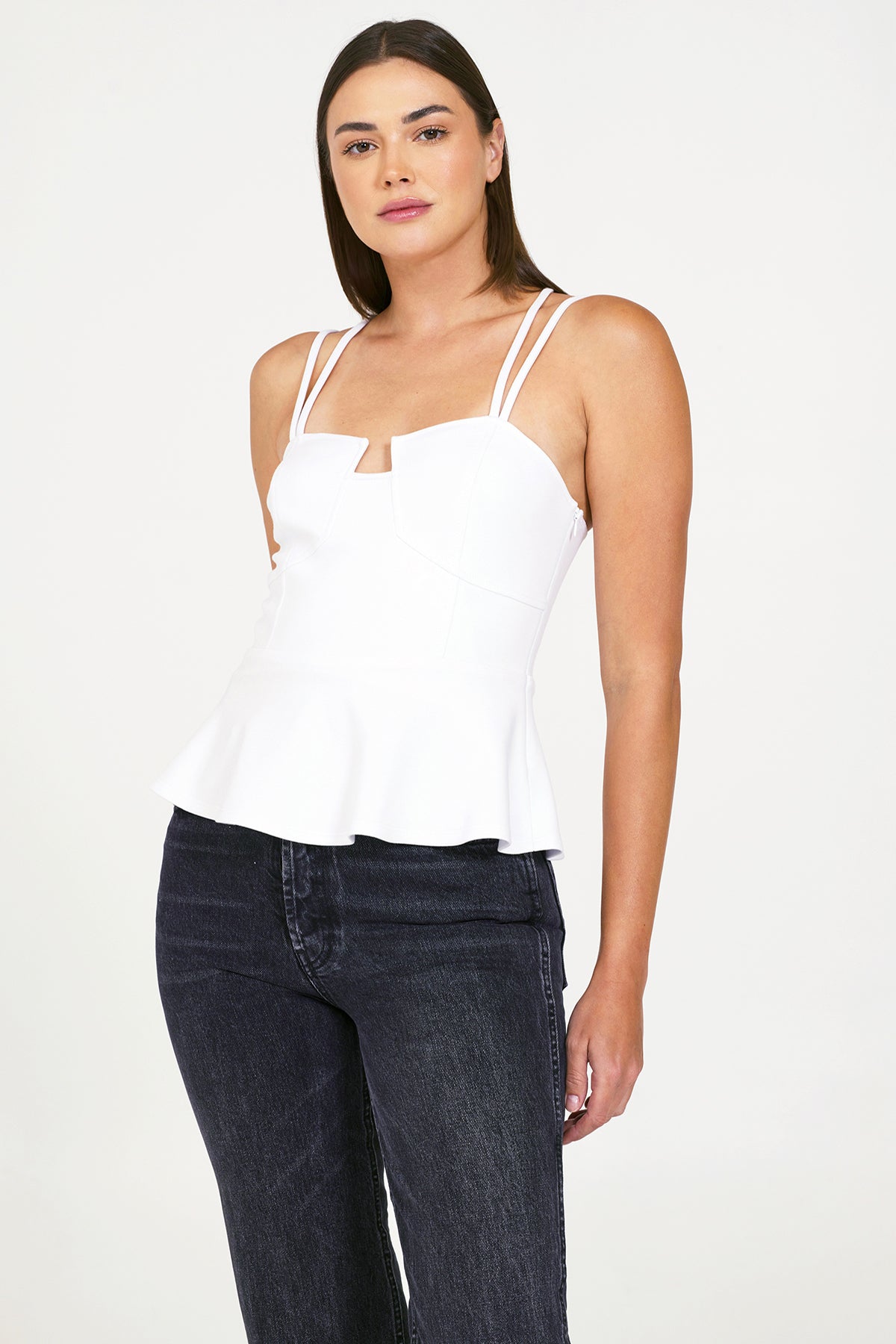Bailey 44 Kamiko Ponte Top in White | Bailey/44