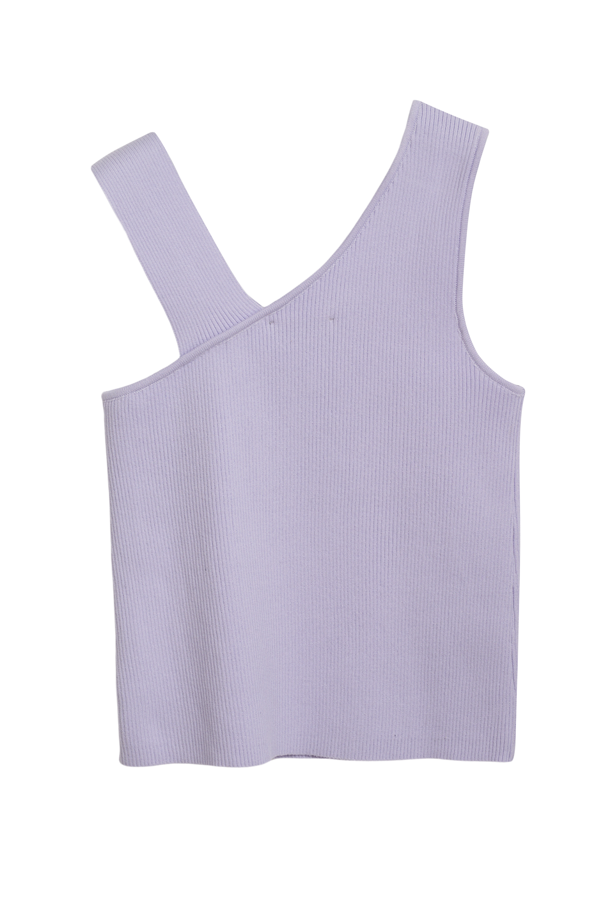 DSTLD Asymmetrical Rib Tank in Lilac | Bailey/44